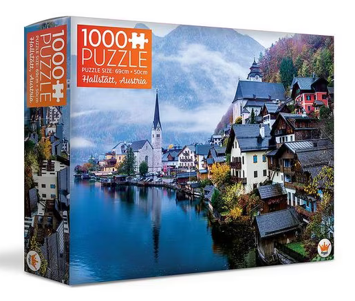 REGAL TRAVEL SERIES PUZZLE OF 1000 PIECES- HALLSTATT, AUSTRIA – JCN